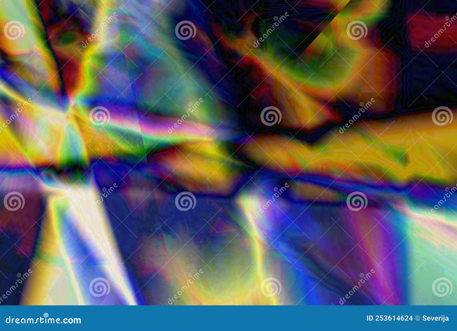 The Concept Multi Color Abstract Background Stock Illustration ...