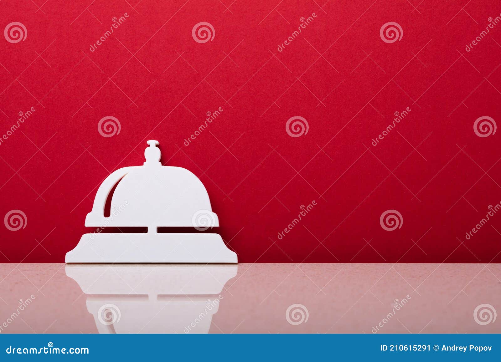 Close-up of a Concierge Bell Symbol Stock Image - Image of background ...