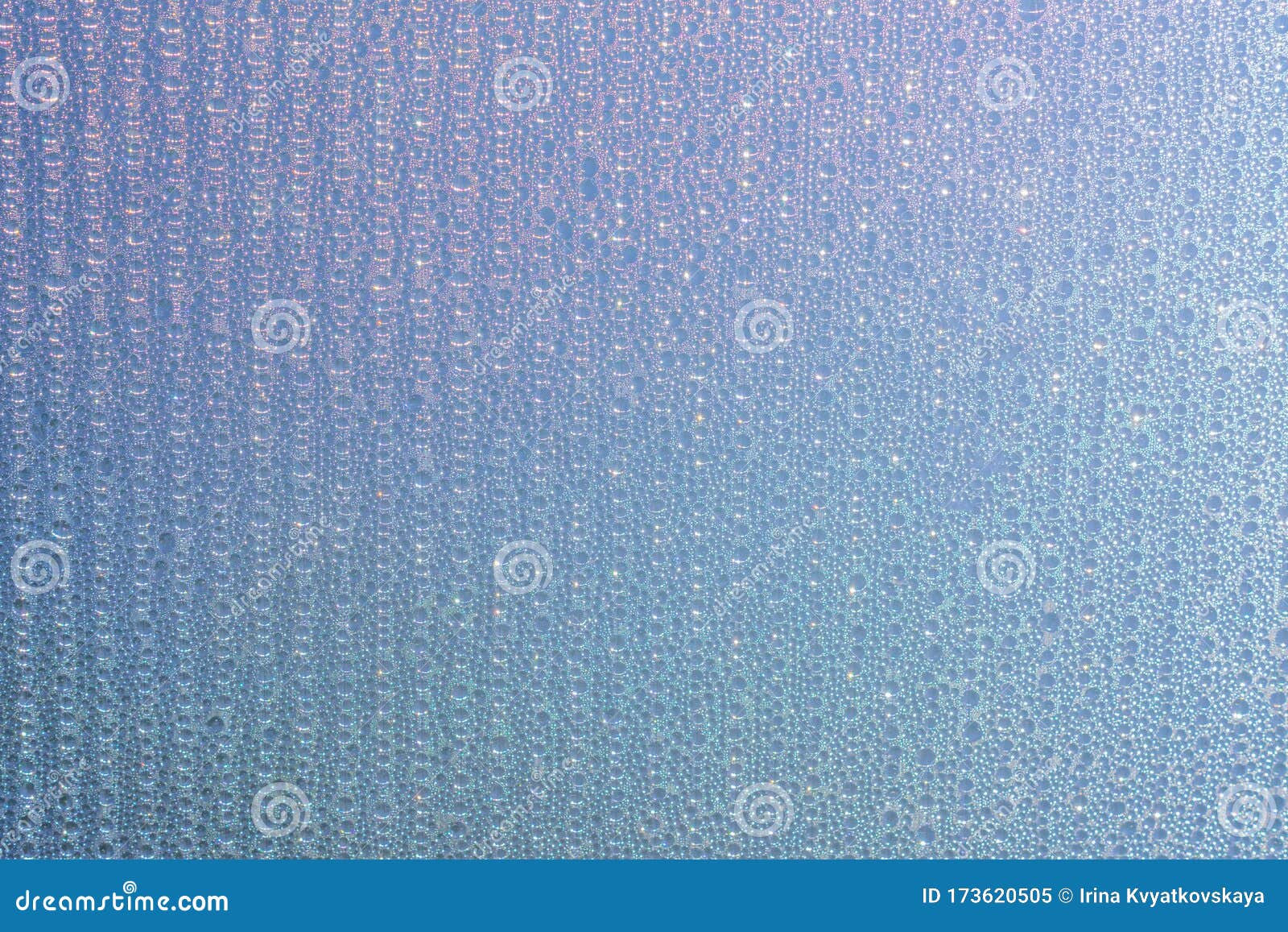 Close Up of Condensation on Transparent Plastic Surface Stock Image ...