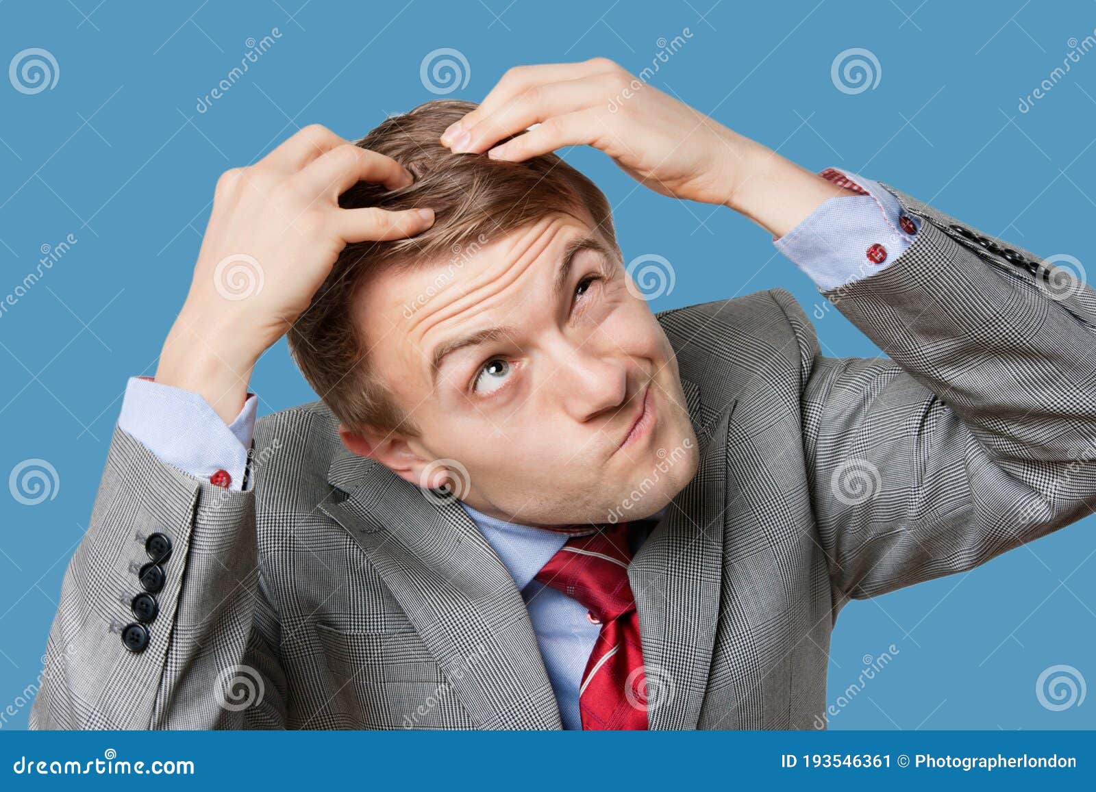 Close Up Confused Man Having Problem With Phone Receive Bad News