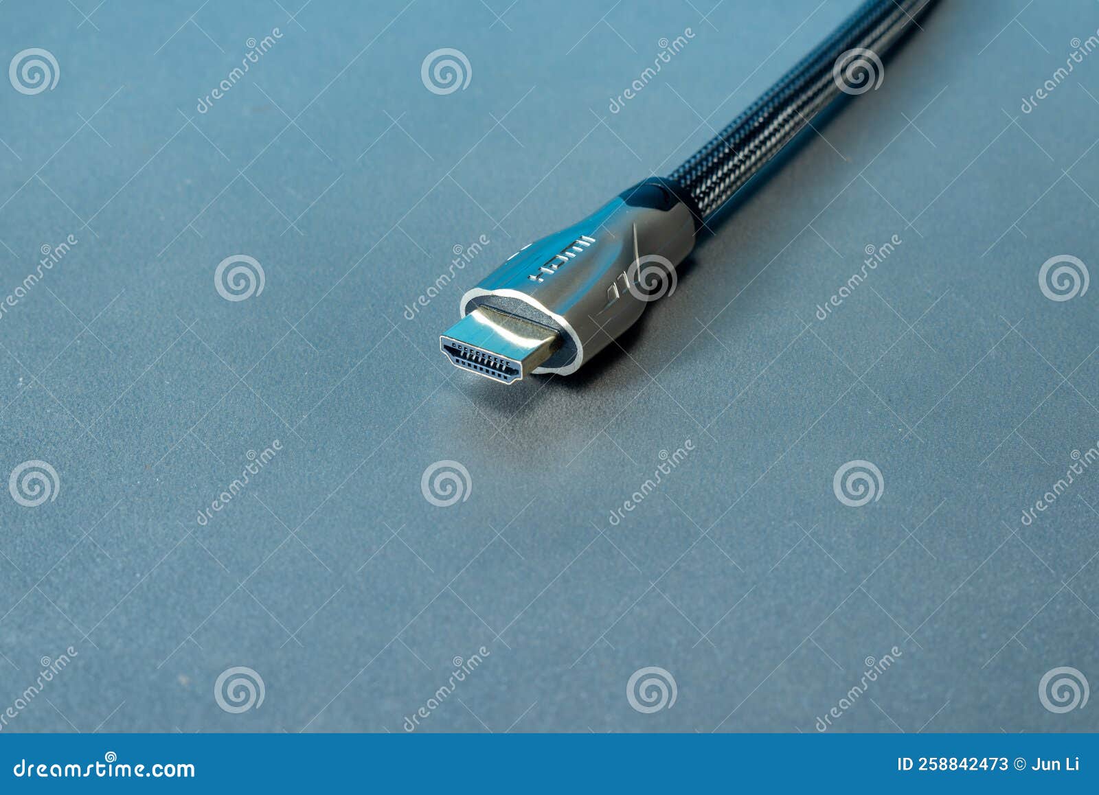 Close Up of a Connection Cable Hdmi Stock Image - Image of connector ...