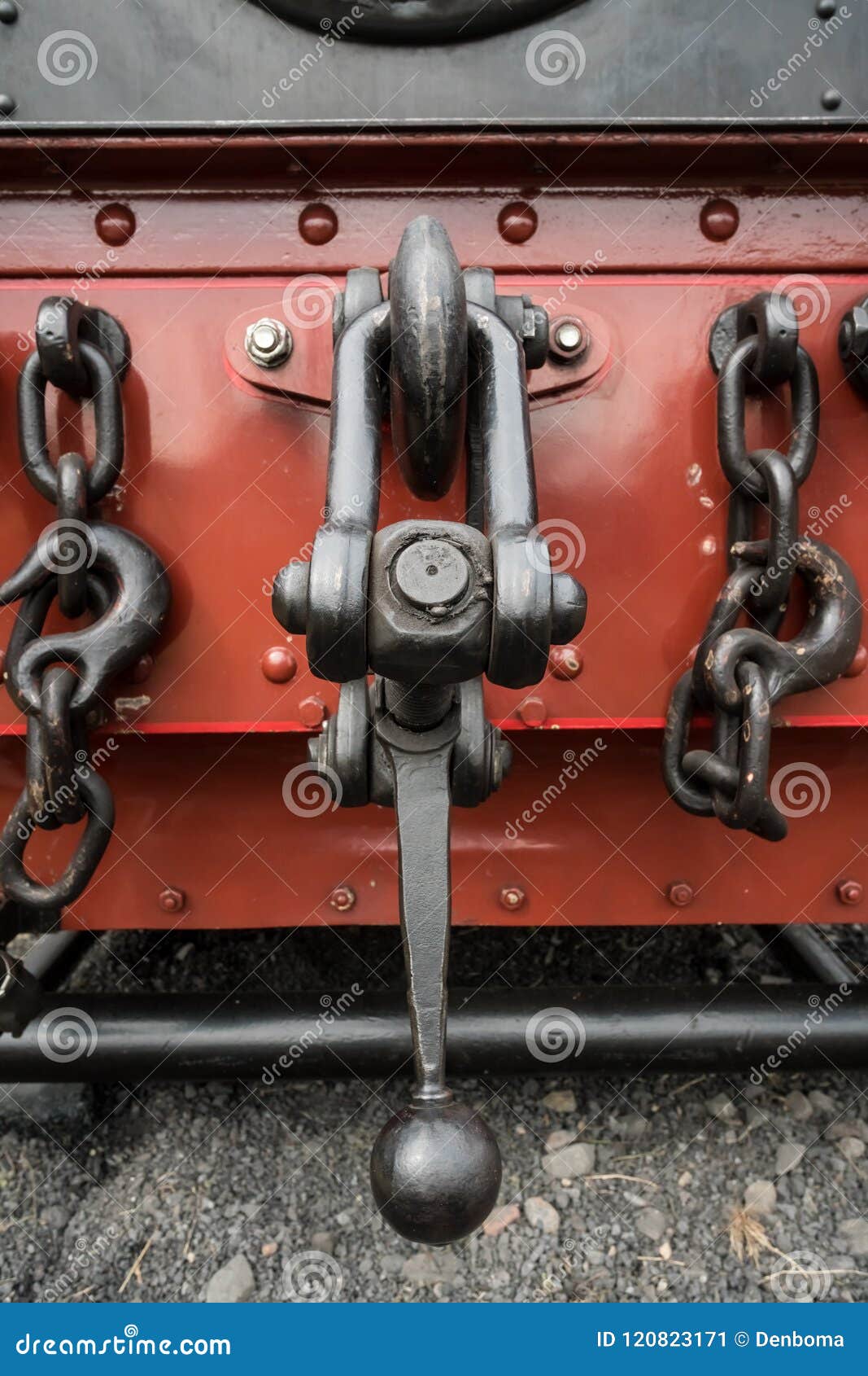 Connection Iron from a Train Stock Image - Image of retro, connection ...