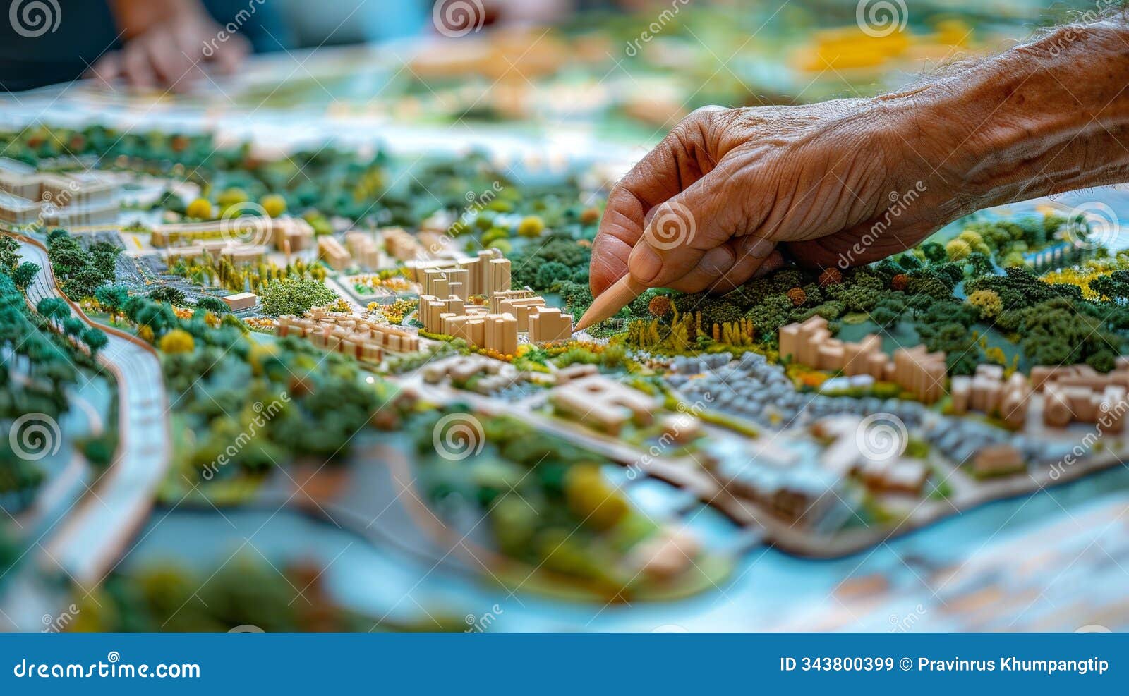 Close-up of a Construction Blueprint Featuring Eco-friendly Materials ...