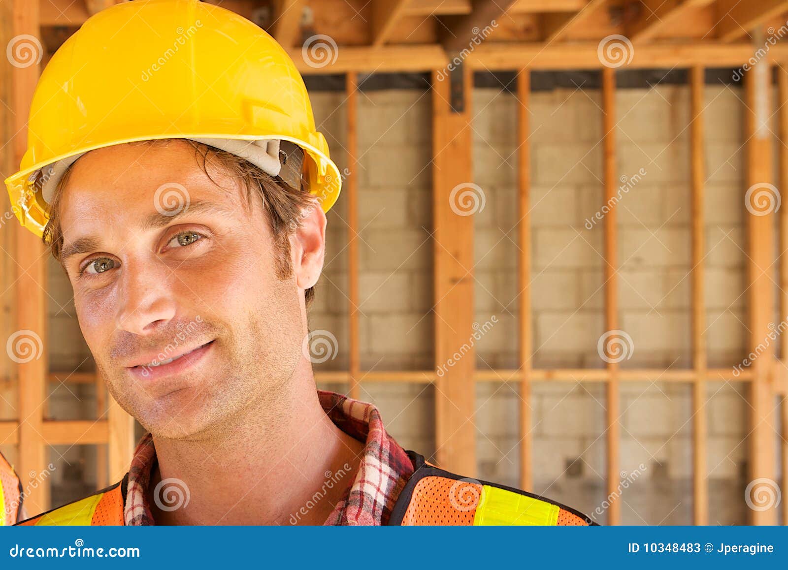 Close Up of Construction Worker Stock Image - Image of craftsperson ...