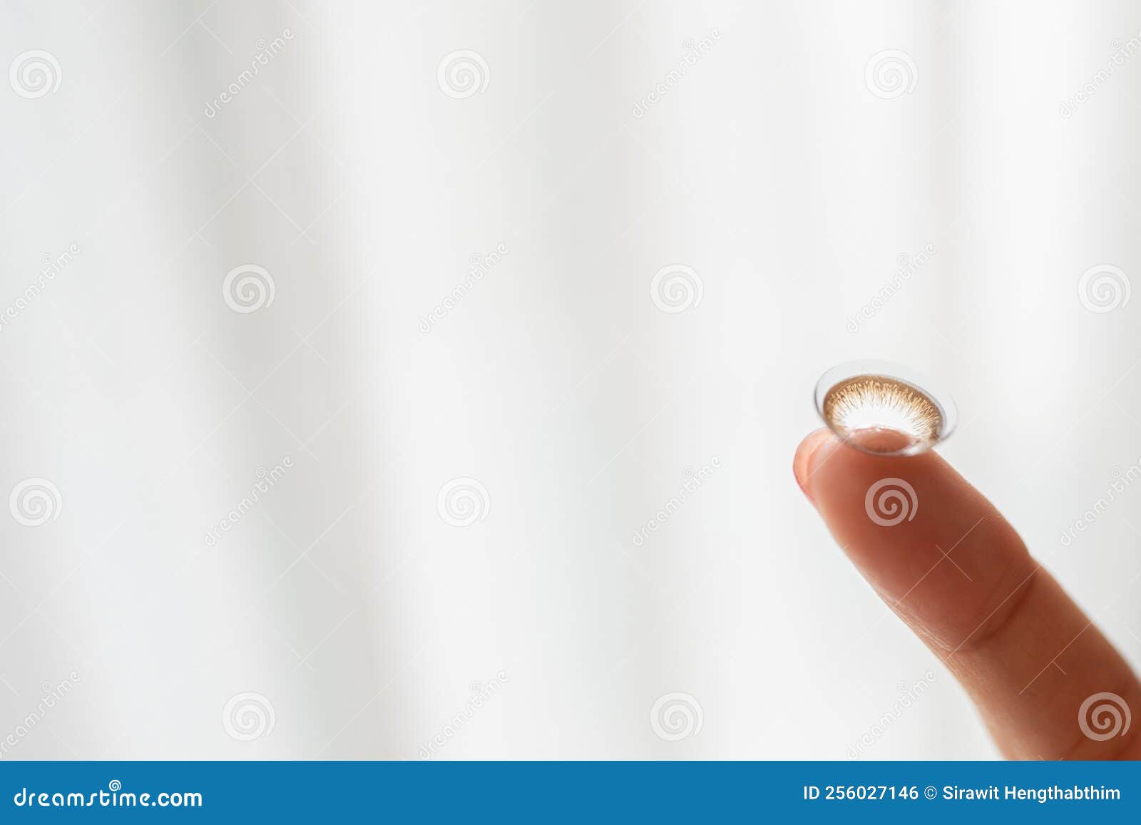 Close Up of Contact Lens on Finger Stock Photo - Image of macro ...