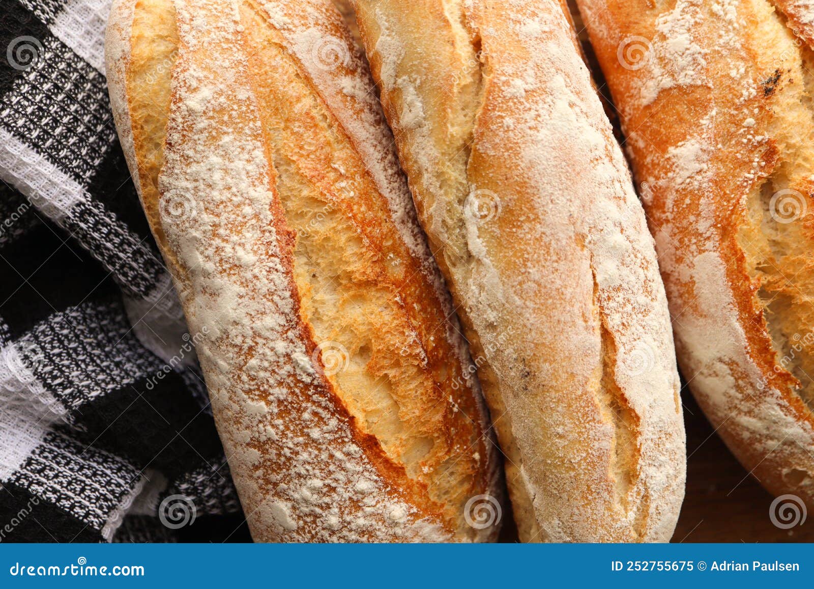 Close Up of Continental Bread Stock Image - Image of homemade ...