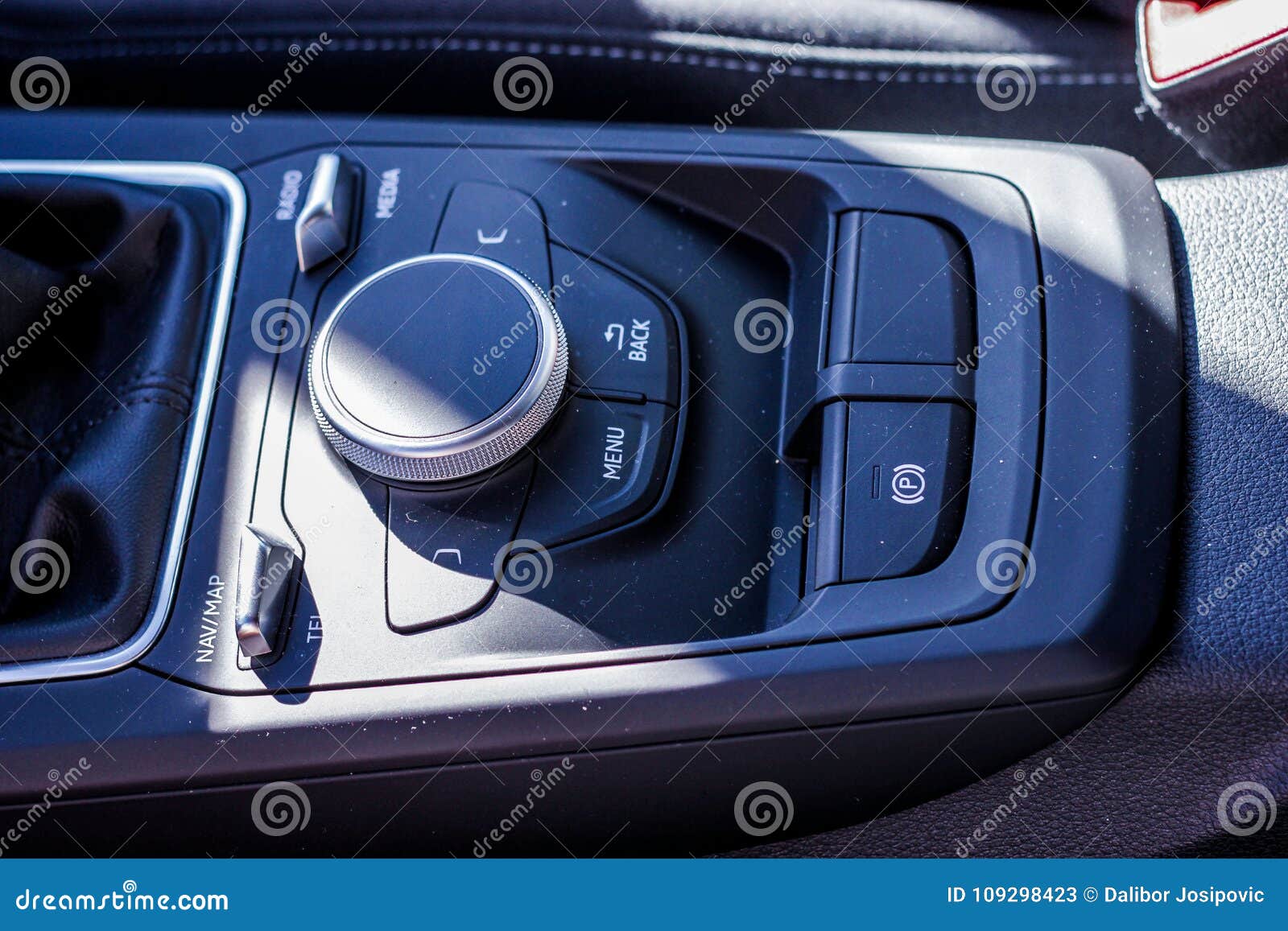 Control Panel Car Infotainment System Stock Image - Image of buttons ...
