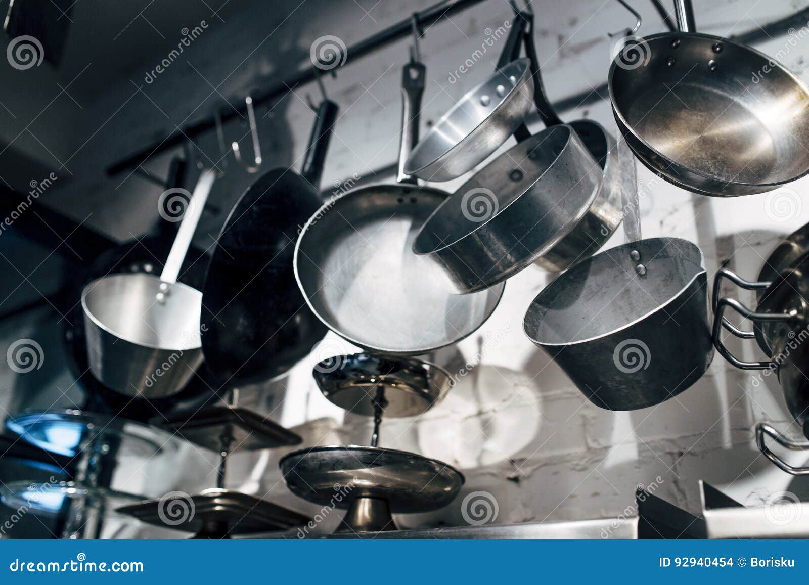 Close Up on Cooking Pans and Tools.. Editorial Stock Image - Image of ...
