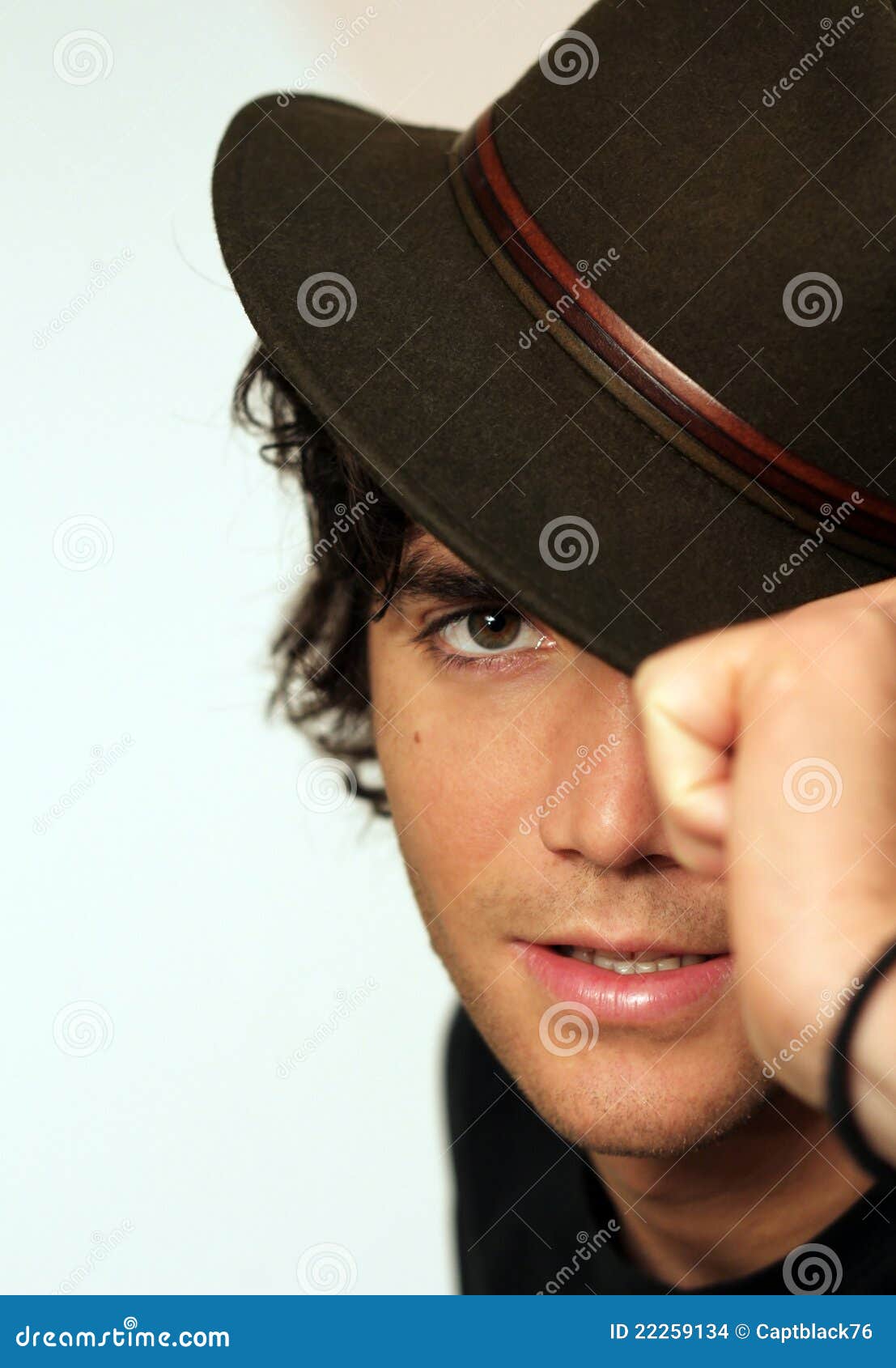 Close up of cool guy stock photo. Image of human, young - 22259134