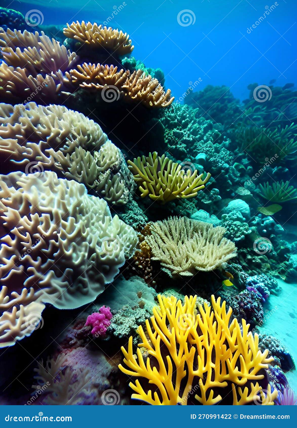 Coral Reef in the Red Sea , AI Generated Stock Illustration ...