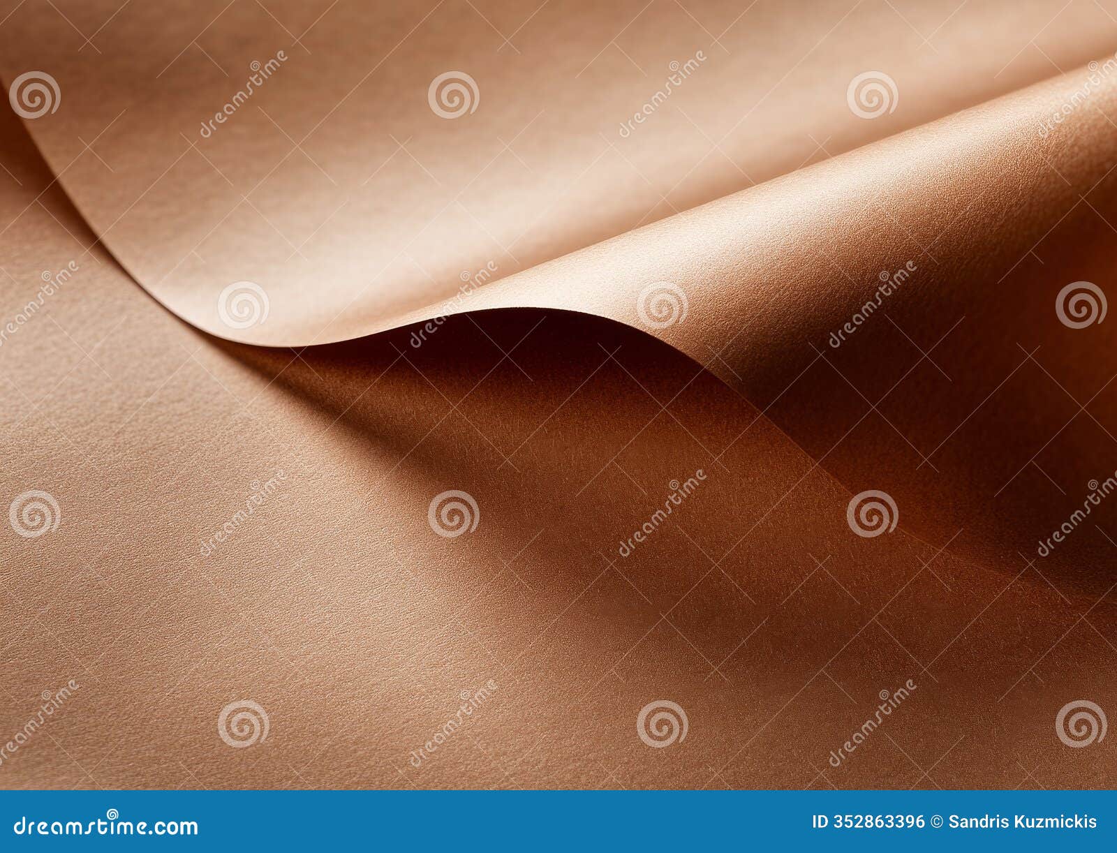 A Close-up of the Corner Curve of Chocolate Brown-colored Paper ...