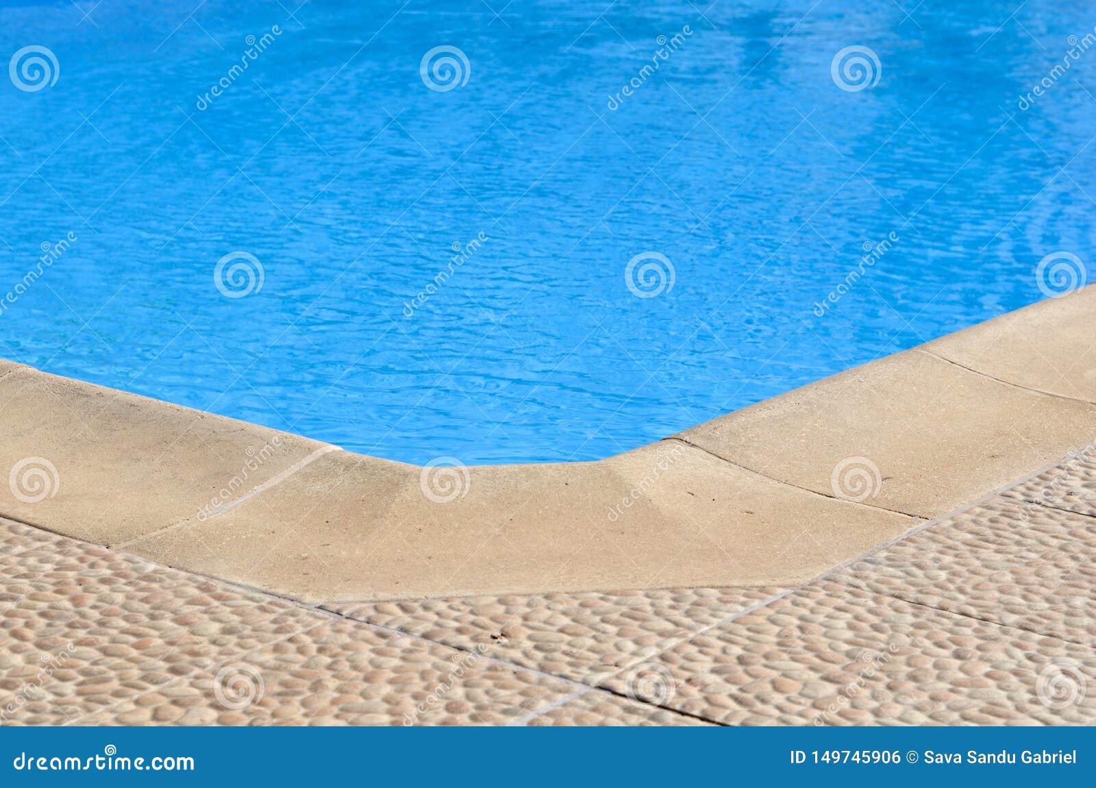 Close-up Corner of Swimming Pool at Noon Stock Photo - Image of holiday ...