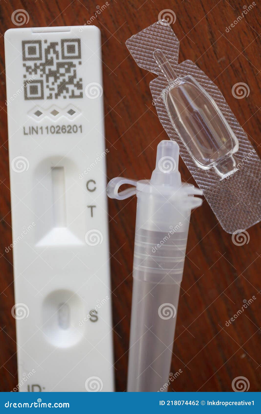Close Up of a Coronavirus Covid-19 Rapid Antigen Home Testing Kit ...