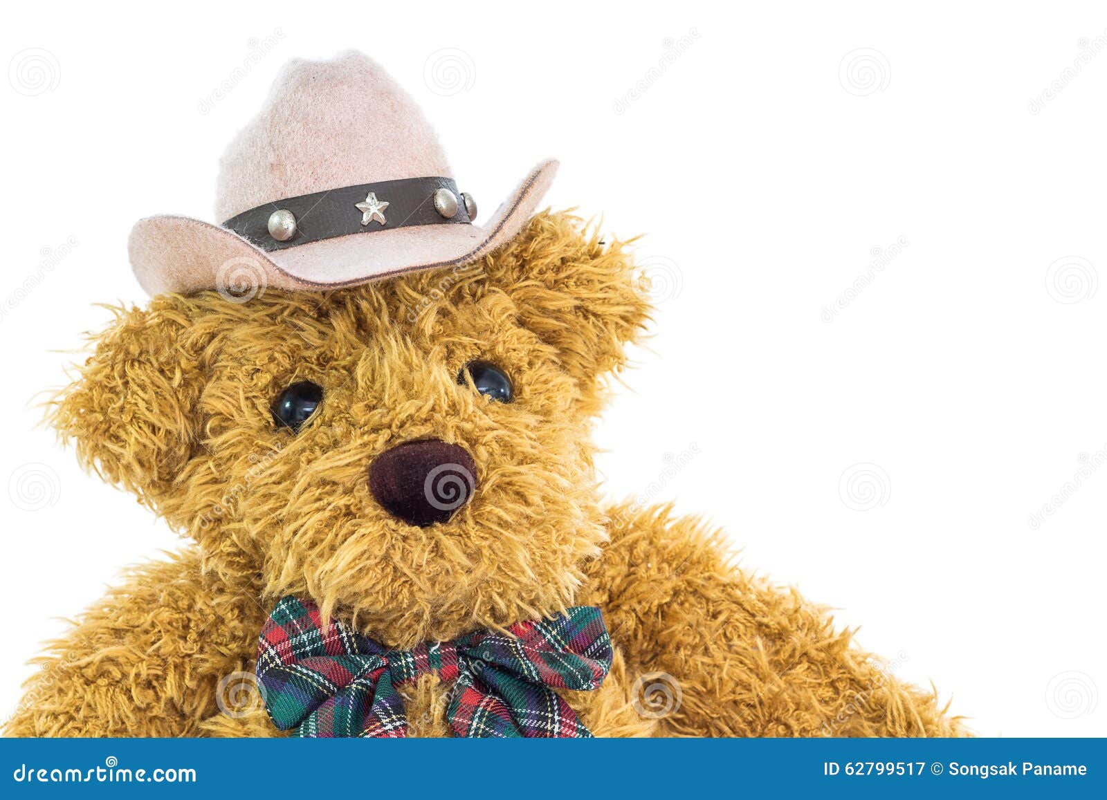 Stuffed Cowboy With An Extremely Surprised Look. Small Red Mouth And ...