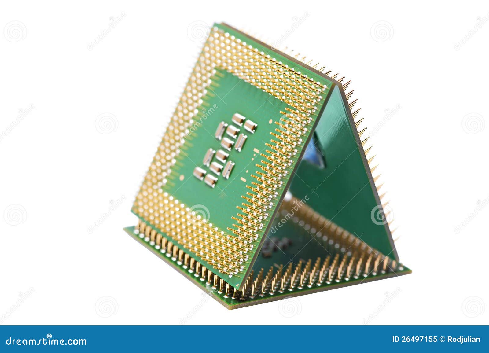 Close Up of CPU Processors (pyramid) Stock Image - Image of business ...