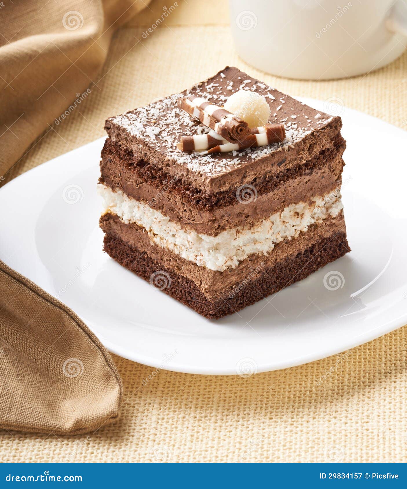 Cream cake stock image. Image of bake, birthday, cake - 29834157