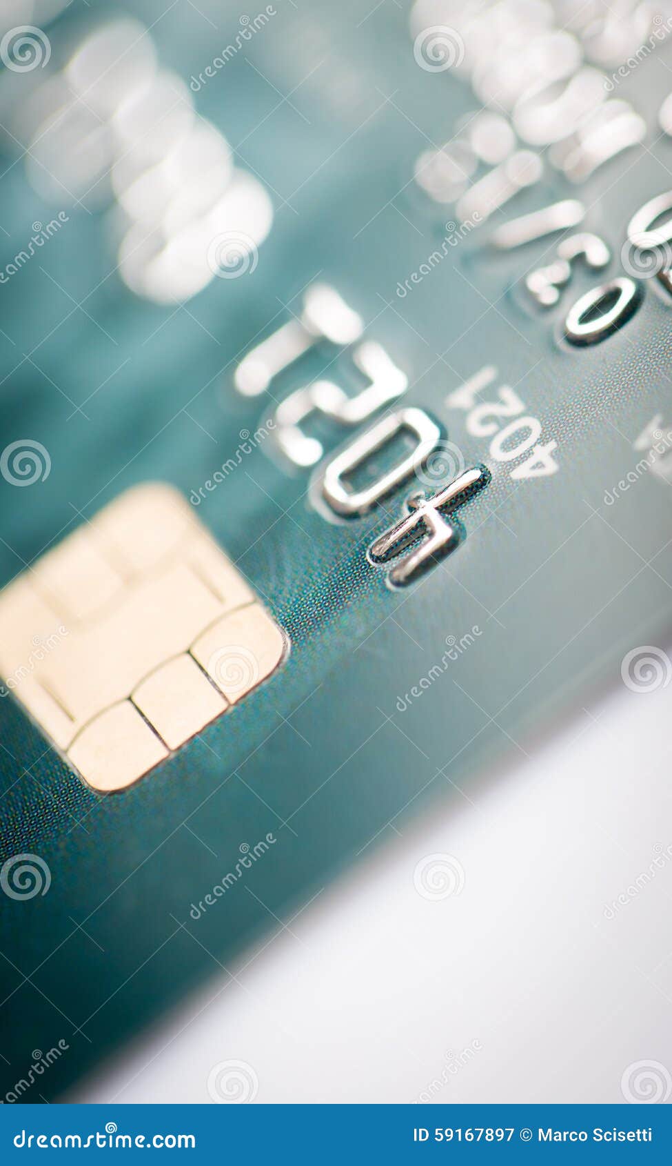 Close up of credit card stock image. Image of figures - 59167897