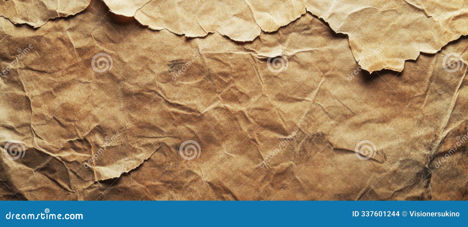 Crinkled And Torn Brown Paper Texture Royalty-Free Stock Image ...