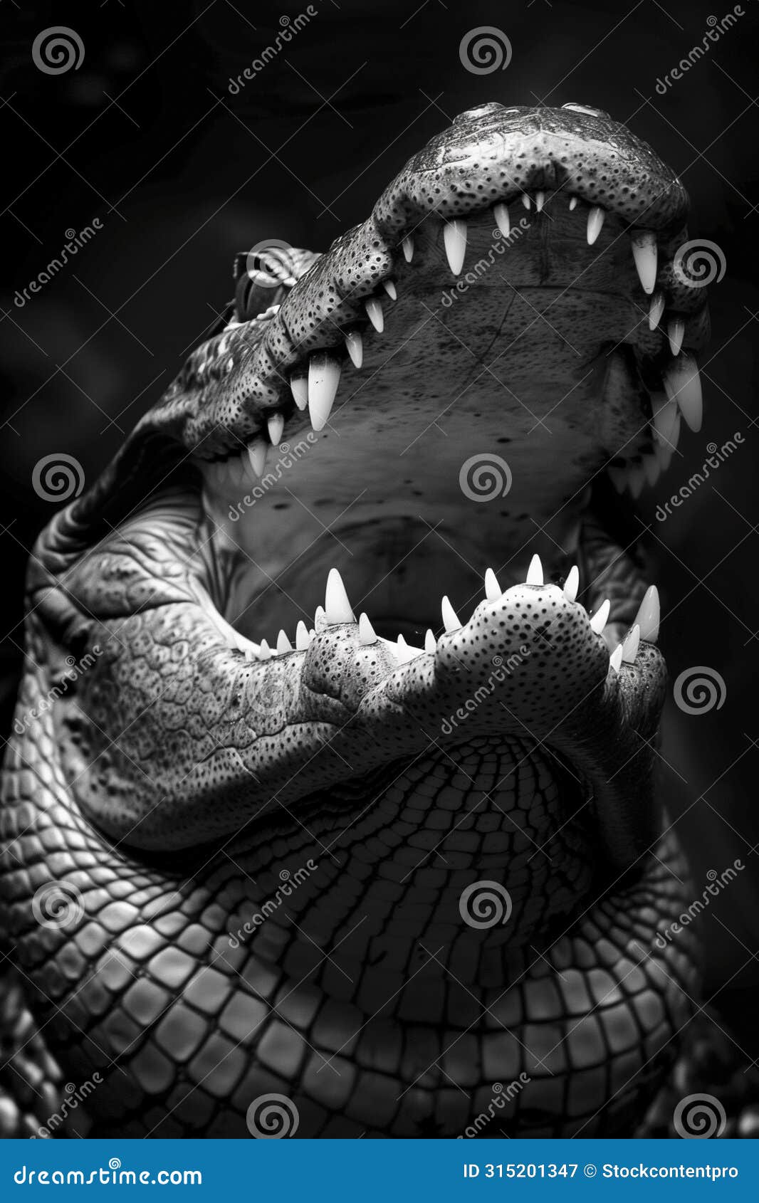 Close Up of a Crocodile Showing Razor Sharp Teeth. V1 Stock Image ...