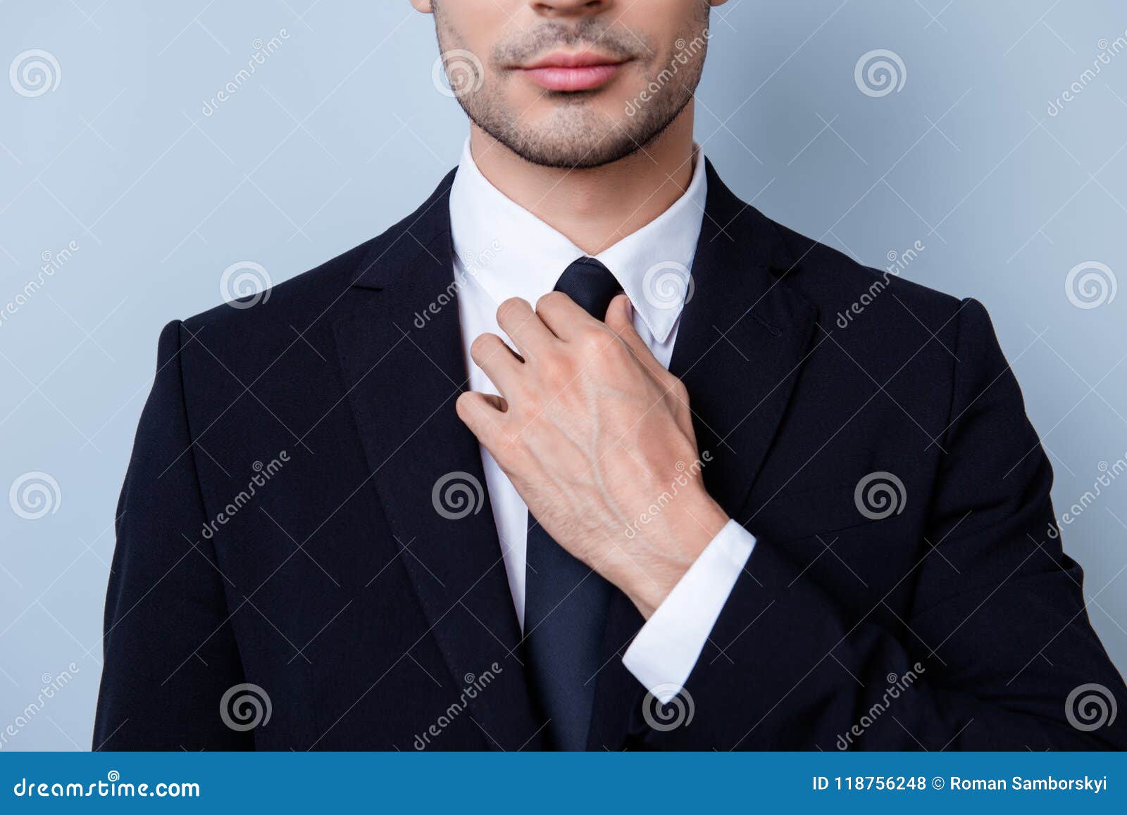 Close Up Cropped Portrait of Young Handsome Businessman Lawyer I Stock ... Close Up Cropped Portrait of Young Handsome Businessman Lawyer I Stock ...