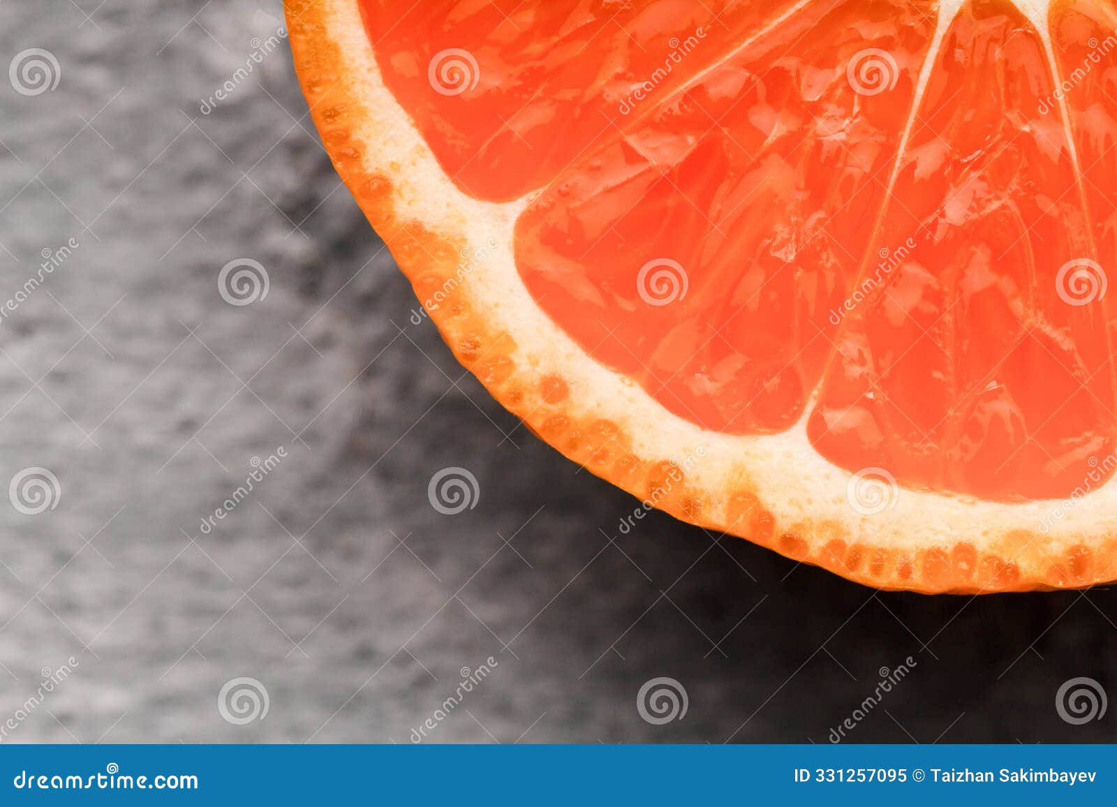 Close Up of Cross Section of Orange. Stock Image - Image of citrus ...