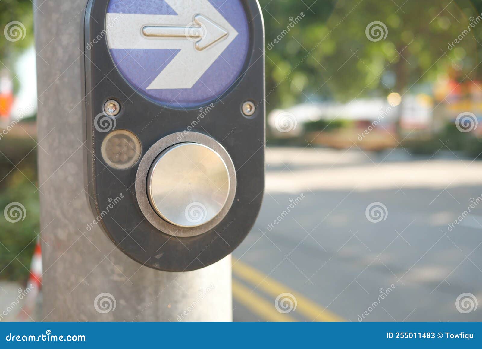 Close Up of Crossing Signal Button in Singapore Stock Image - Image of ...