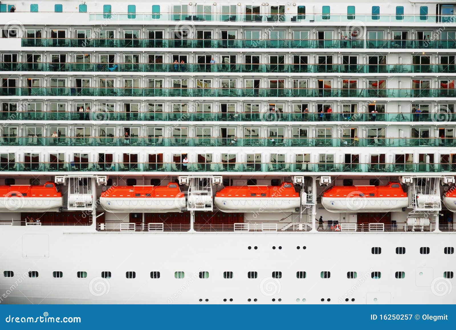 Close-up of cruise ship stock image. Image of shipping - 16250257