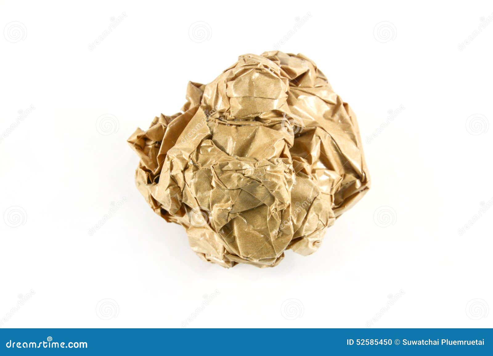 Close-up of Crumpled Paper Ball Stock Photo - Image of gray, background ...