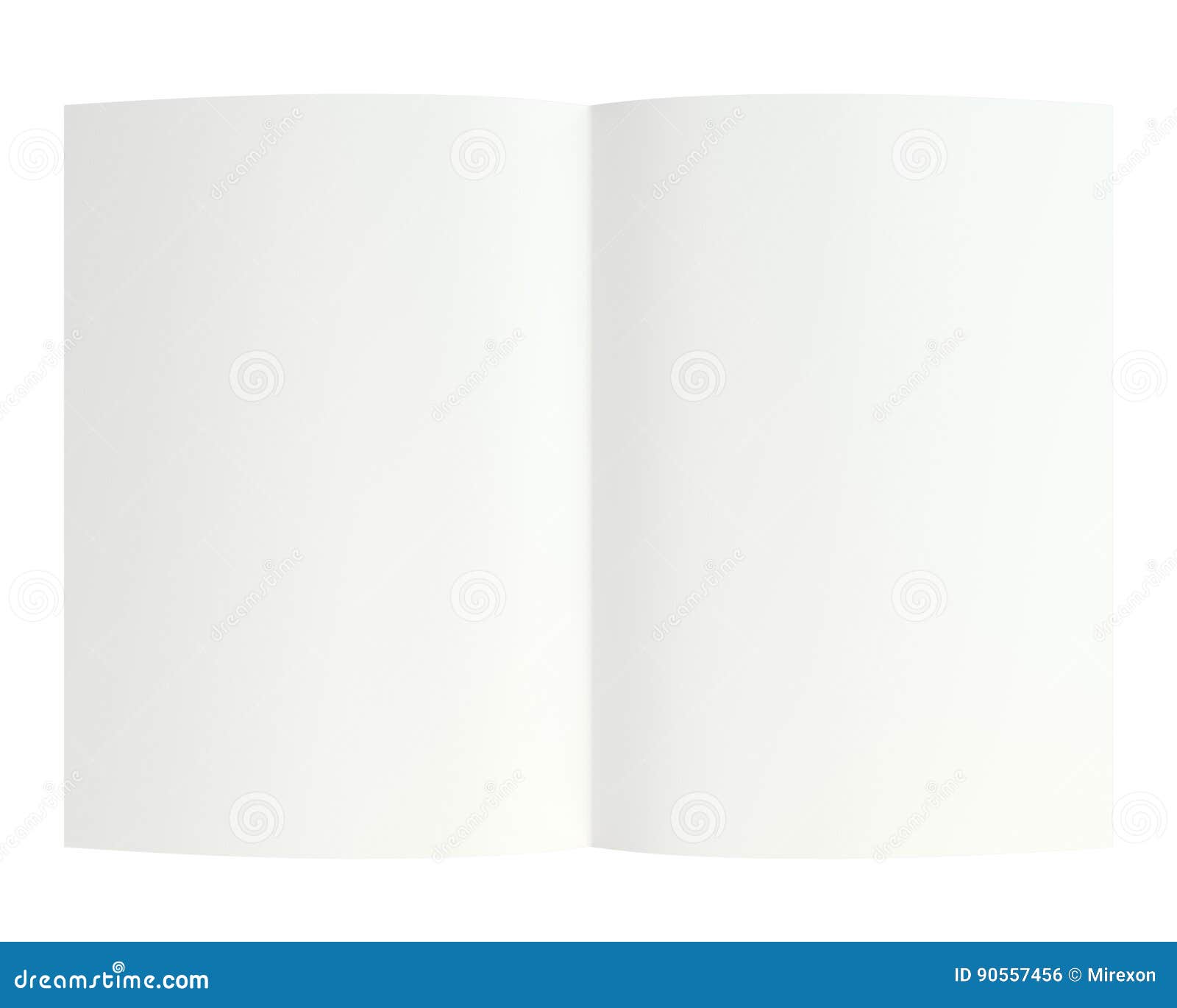 Close Up Of A Crumpled Unfolded Piece Of Paper. 3d Rendering. Stock ...