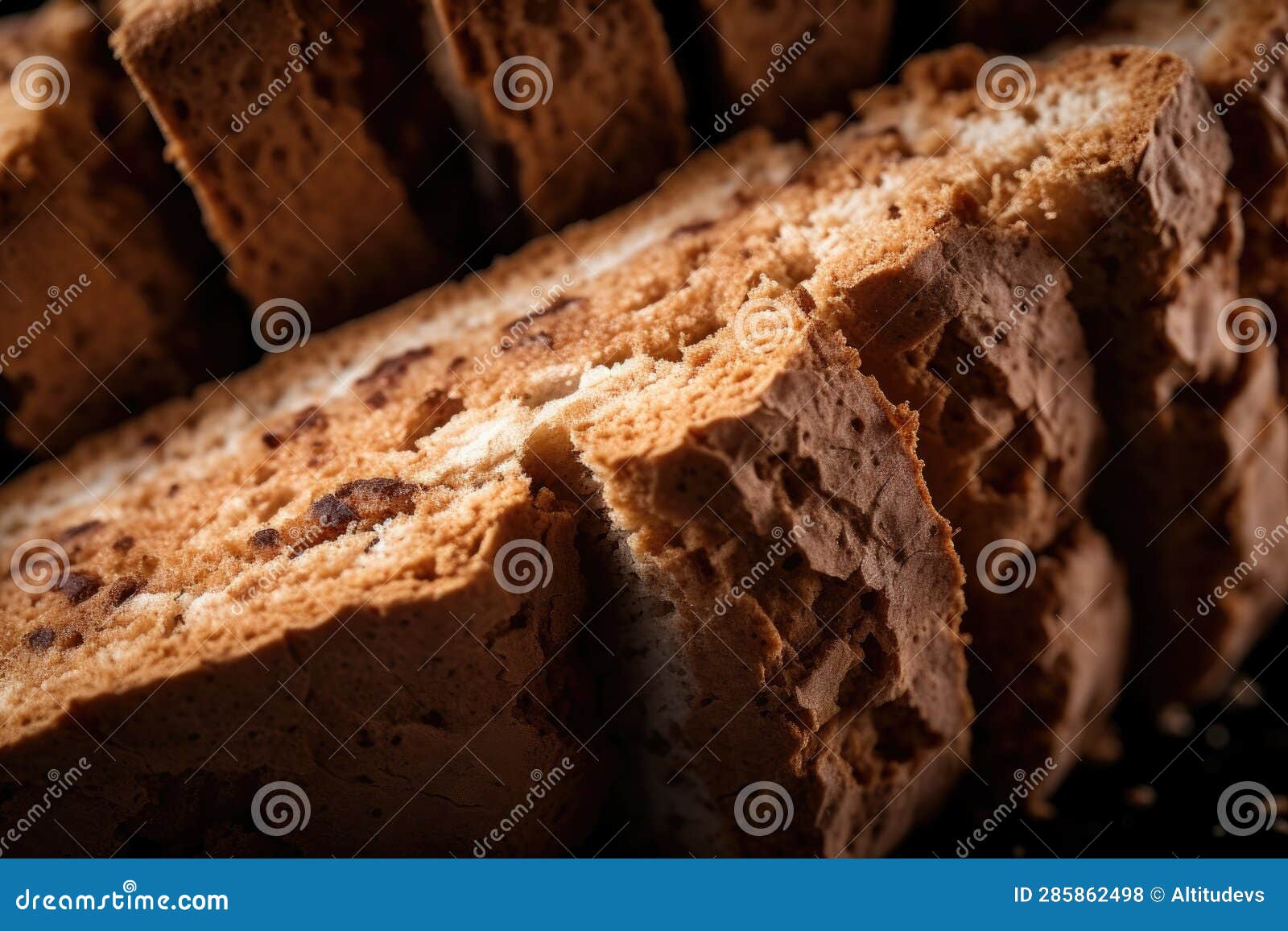 Close-up of Crunchy Biscotti Texture Stock Photo - Image of crunchy ...