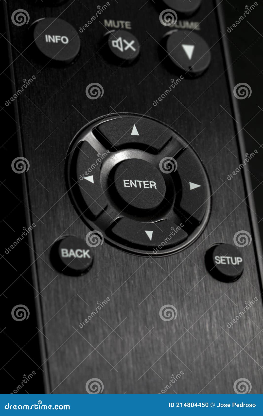 Close-up of Cursor Buttons Select Items with Arrows Up, Down, Right and ...