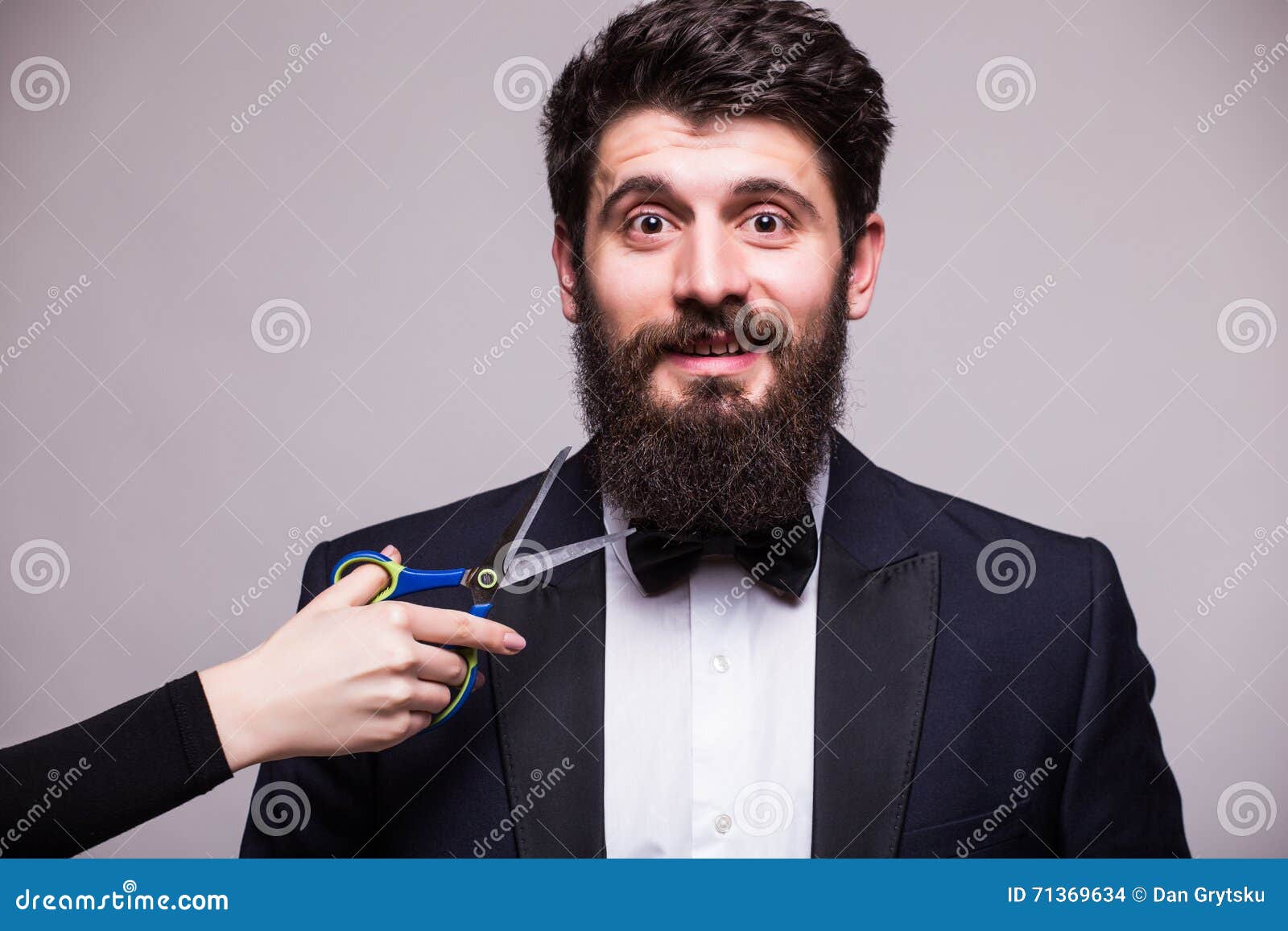 Close up of cut beard stock photo. Image of close, dress - 71369634