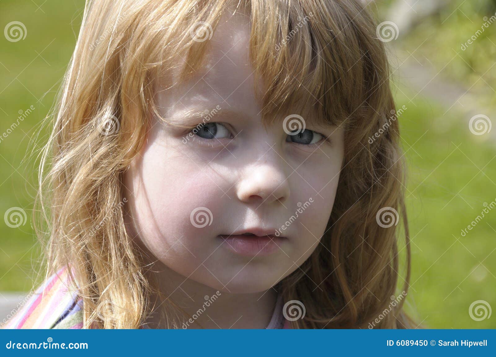 Close-up of a Cute Little Girl Stock Photo - Image of girl, beauty: 6089450