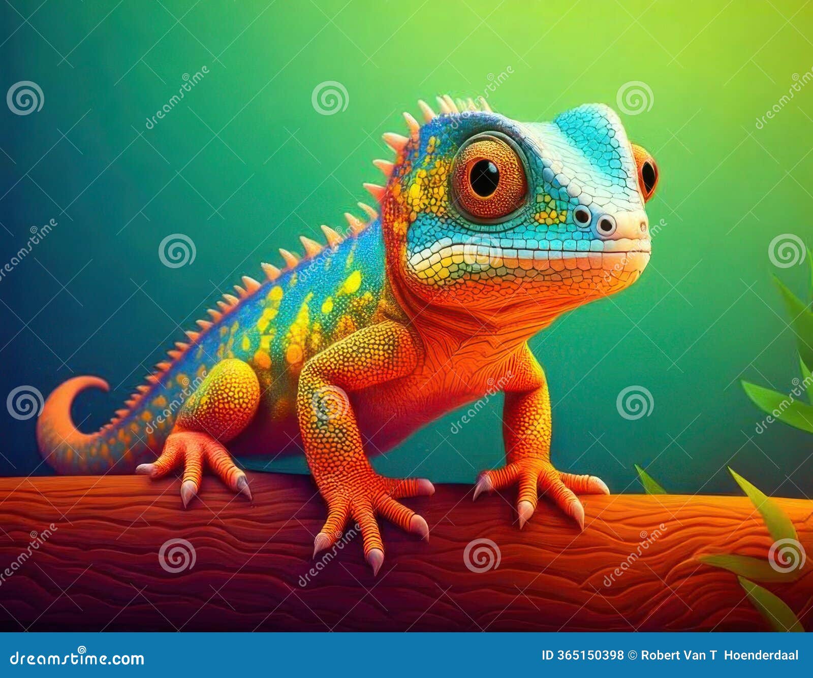 Little Lizard. Vector Drawing Icon | CartoonDealer.com #153223557