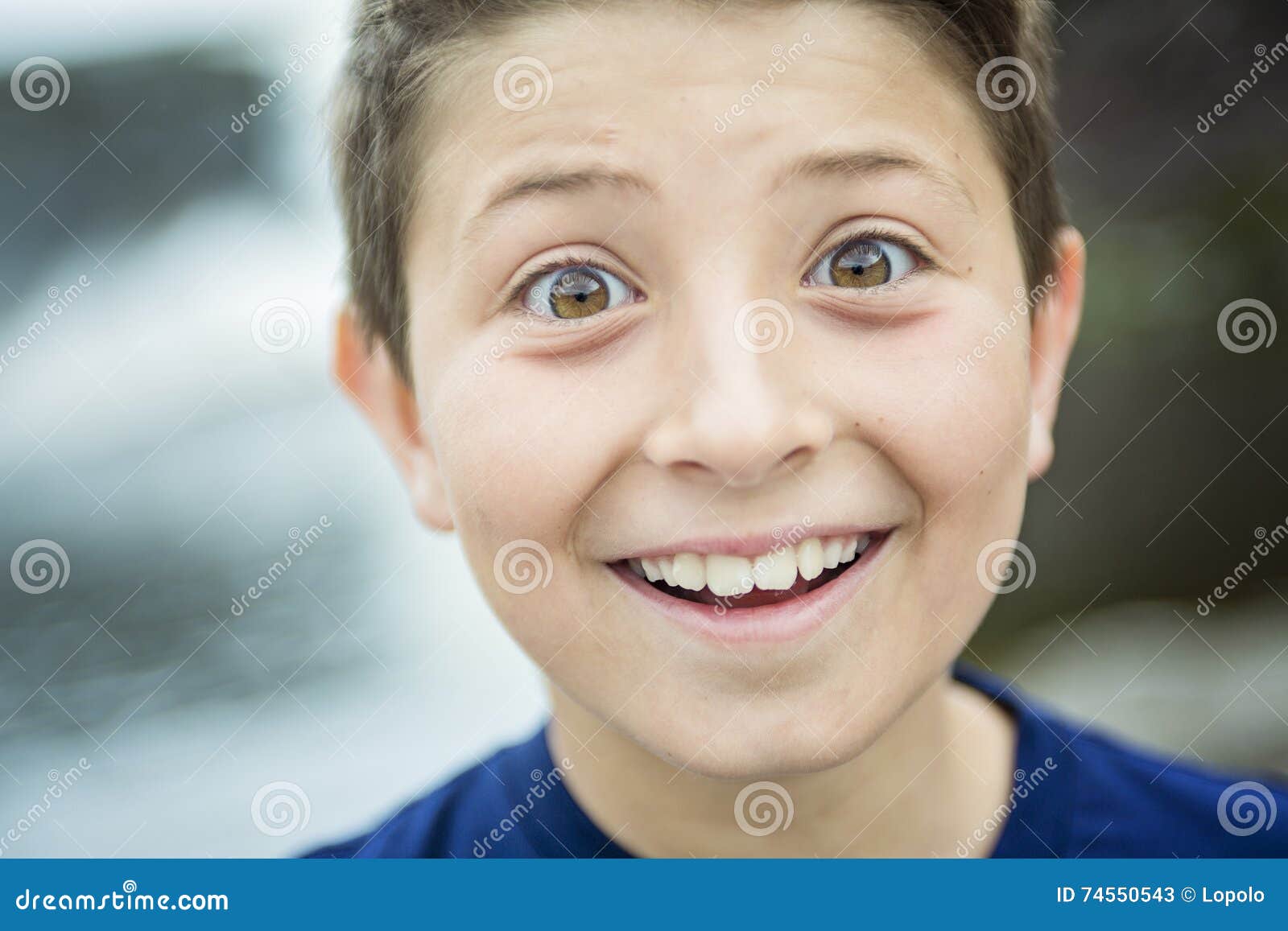 Close Up of a Cute 8 Year Old Boy Stock Image - Image of caucasian ...