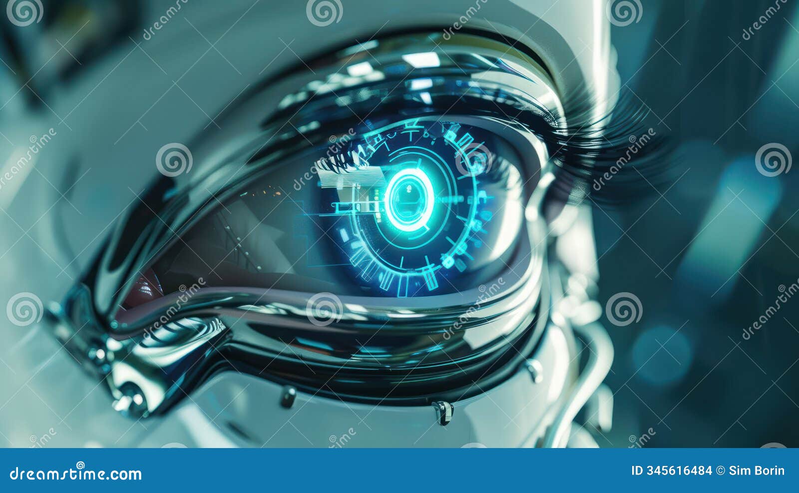 Close-Up Of Robotic Hand In Motion Stock Photo | CartoonDealer.com ...