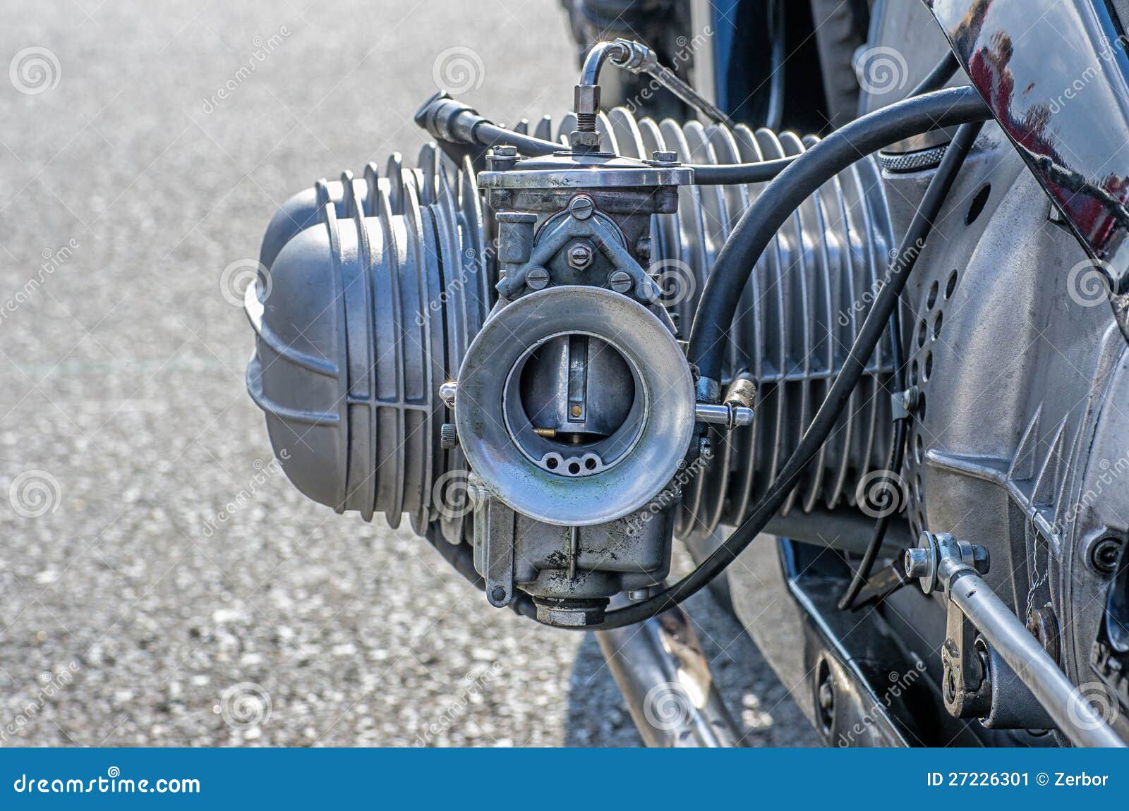 Close-up of a Cylinder on a Motorcycle Stock Image - Image of cylinders ...
