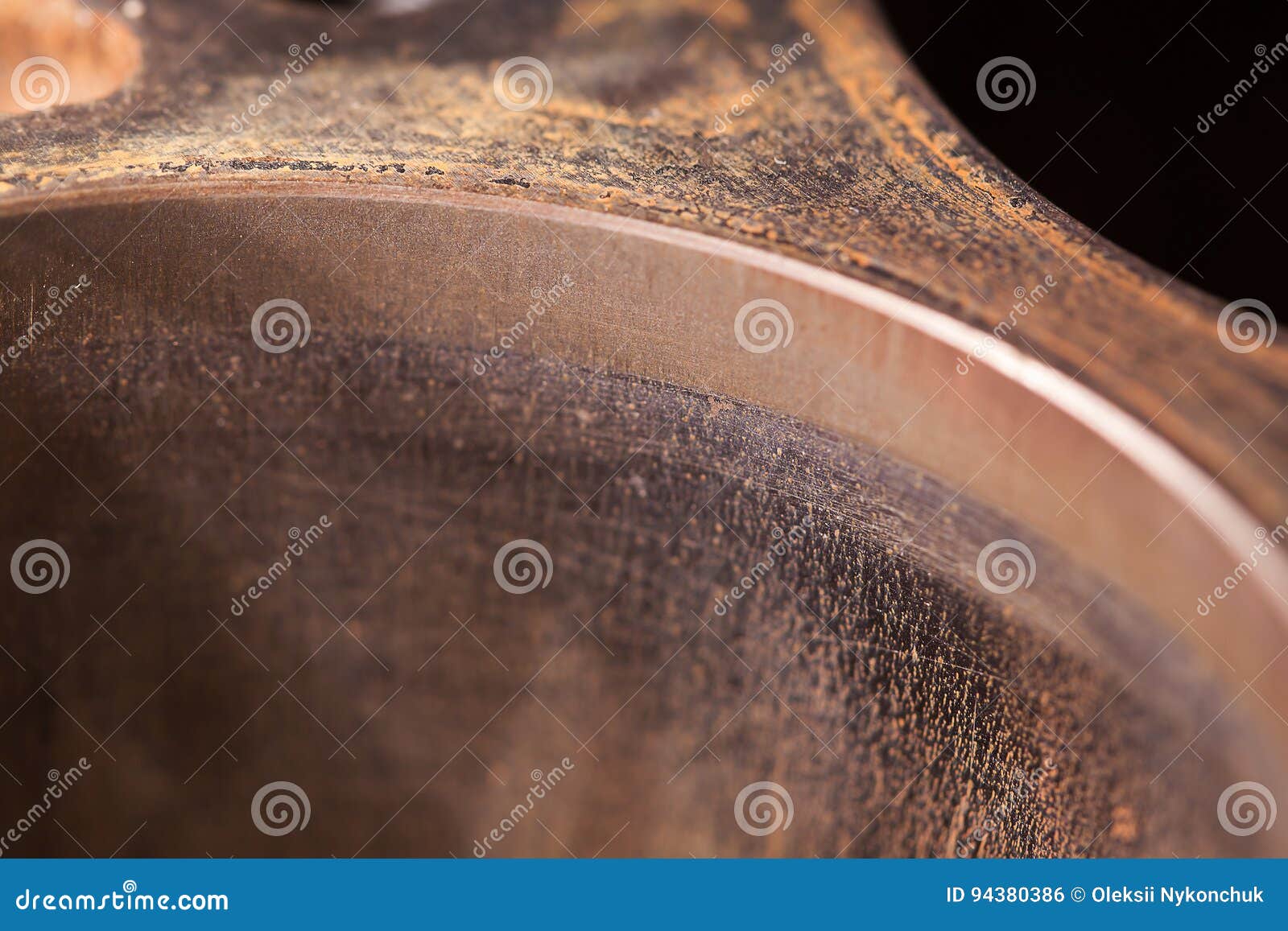 Close-up Cylinder of Old Rusty Engine Stock Photo - Image of garage ...