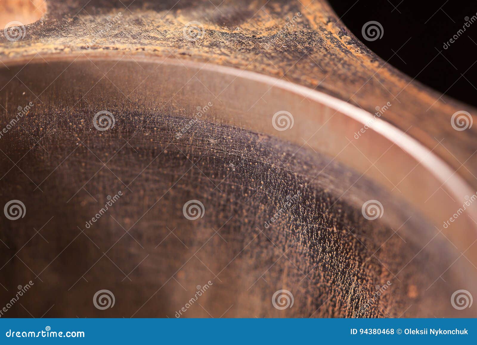 Close-up Cylinder of Old Rusty Engine Stock Photo - Image of ...
