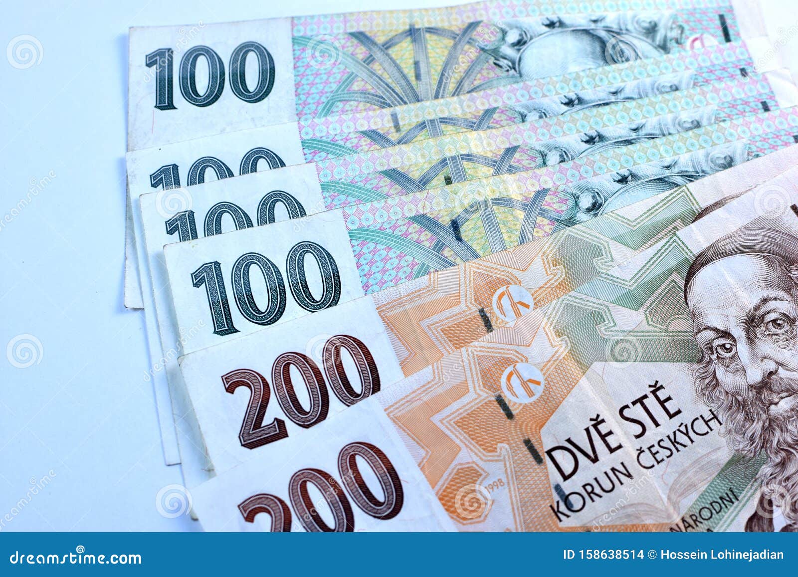 Close Up Czech Koruna Currency, Czech Republic Stock Photo - Image of ...