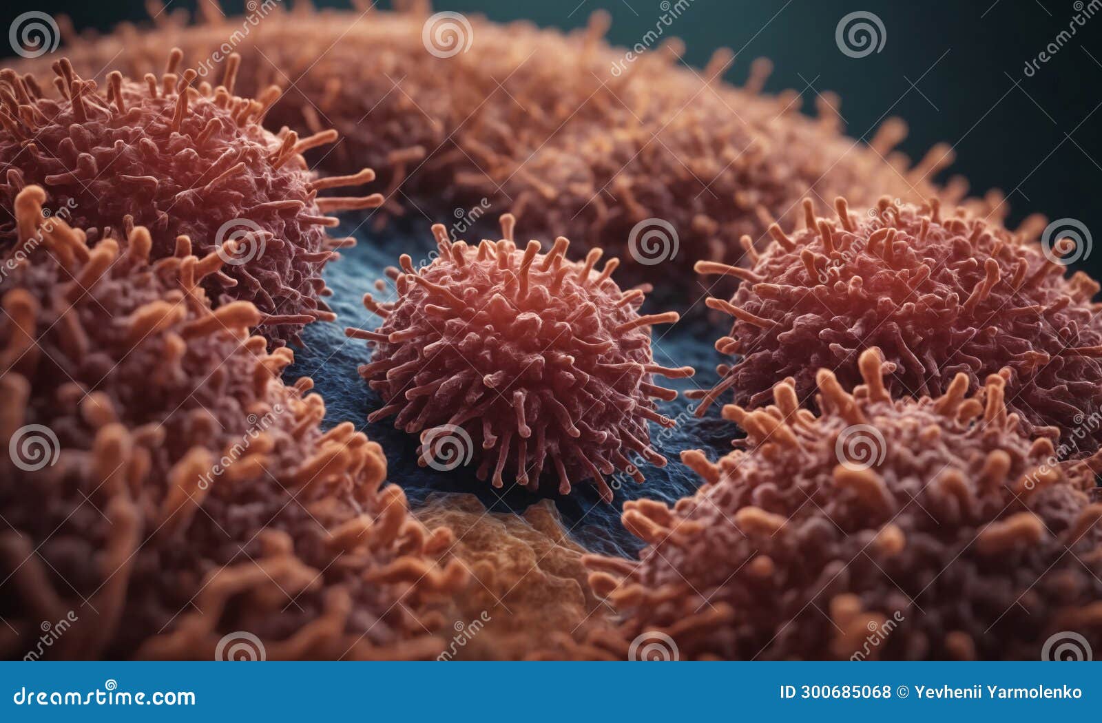 Close Up 3d Microscopic Bacteria Stock Photo - Image of bacillus ...