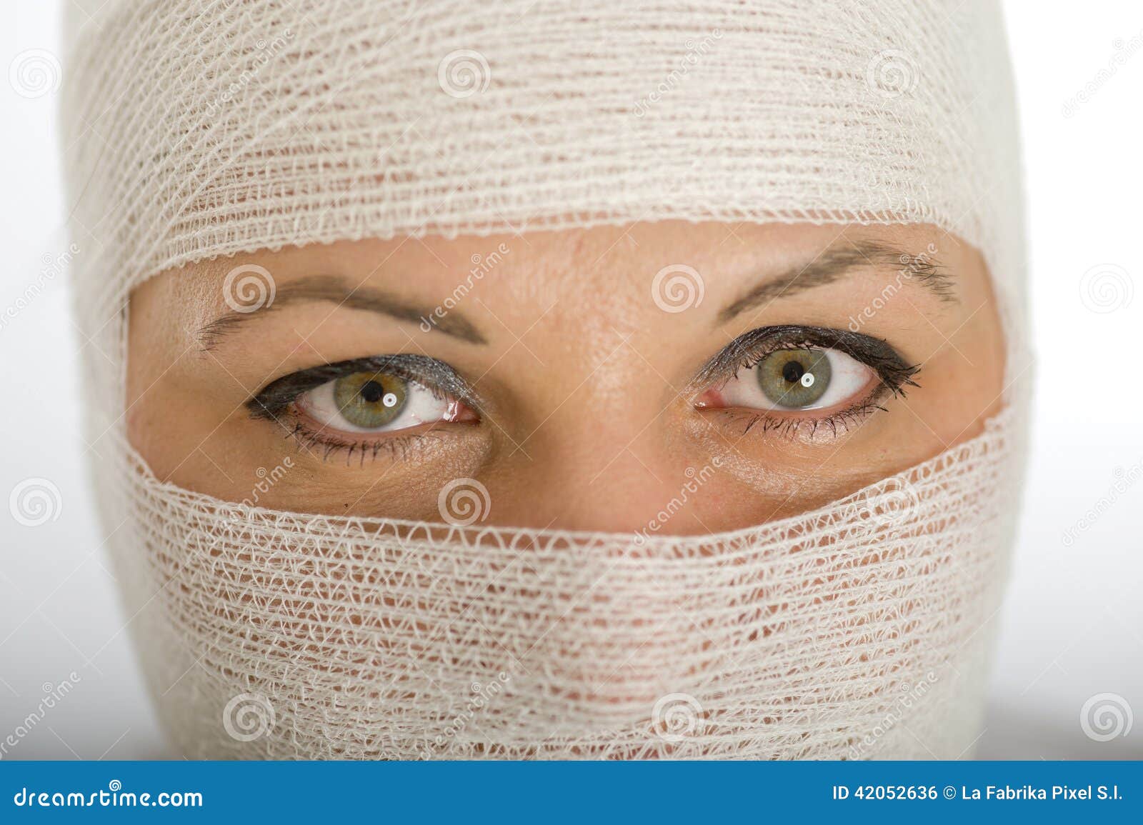 Close-up Da Cirurgia Plástica Da Cara Foto de Stock - Imagem de ...