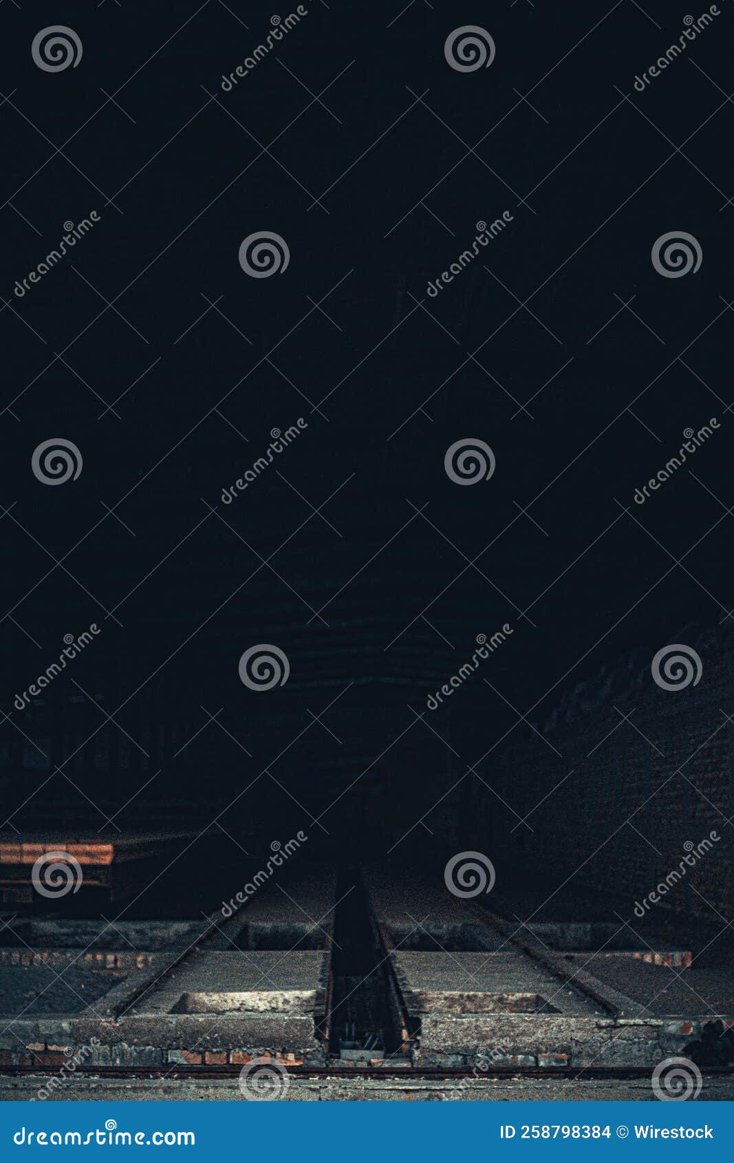 Close Up of a Dark Construction Site Stock Photo - Image of concrete ...