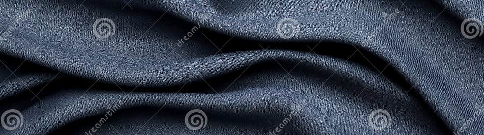 Closeup of Dark Fabric Waves Showcasing Texture and Shadows Perfect for ...