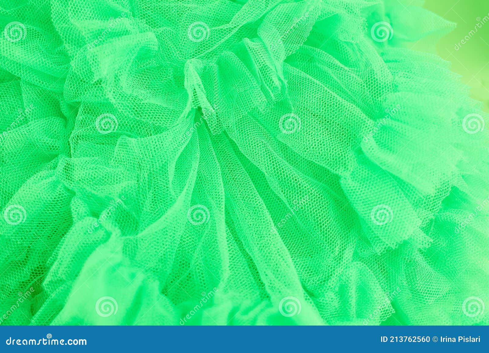 Close Up of Dark Green Tulle. Fabric and Tulle Texture Stock Photo ...