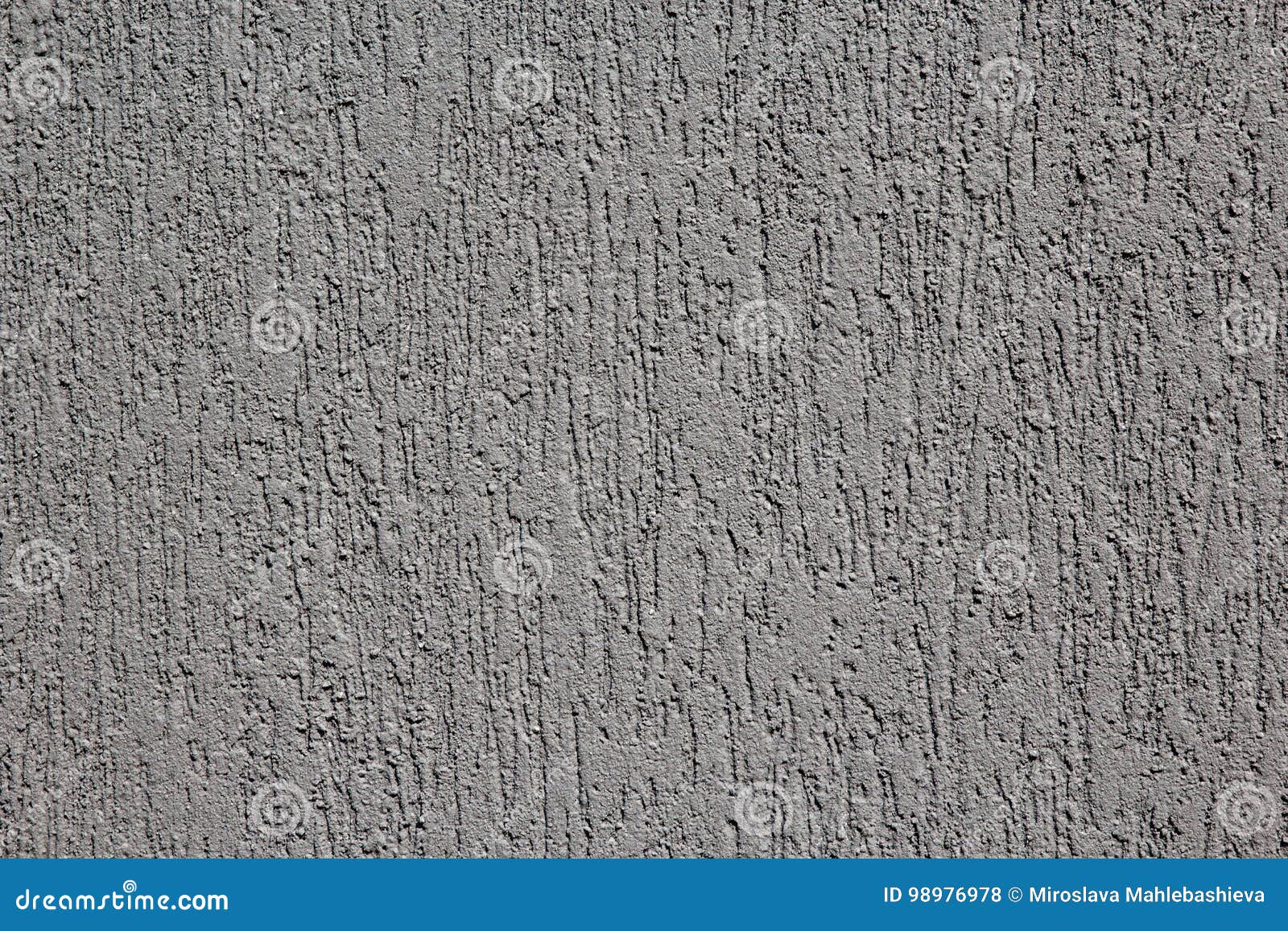 Close Up of a Dark Grey Dragged Plaster Wall. Stock Photo - Image of ...