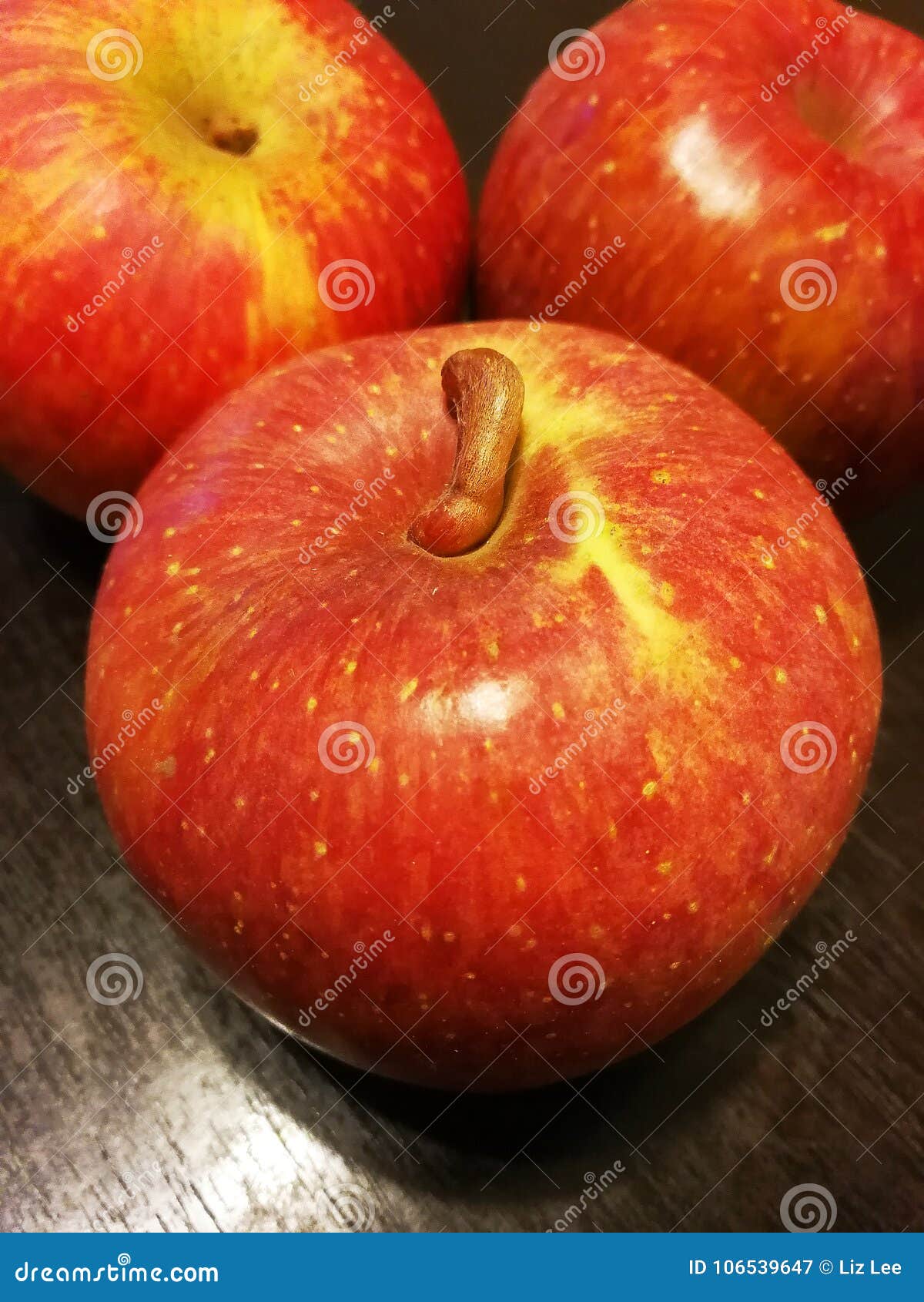 Closeup of Red Apple stock image. Image of healthy, close - 106539647