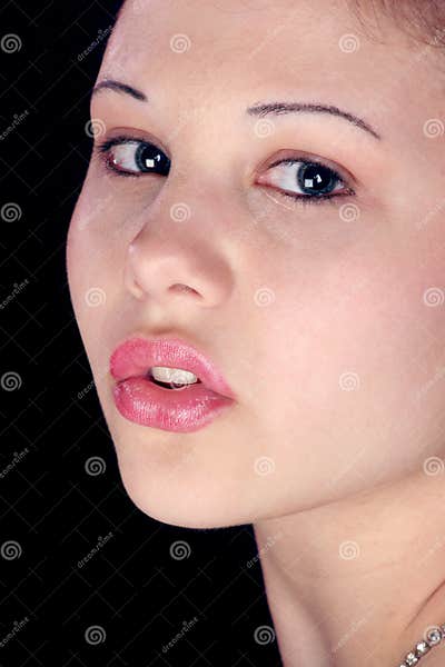 Close Up of a Darling Damsel Stock Photo - Image of lady, cute: 738898