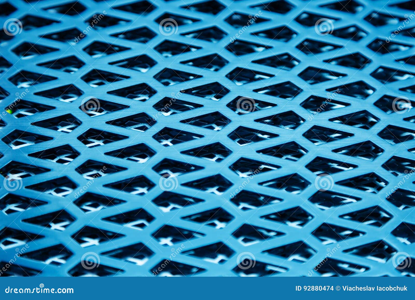 Close Up of Data Center Grid Stock Photo - Image of computer ...