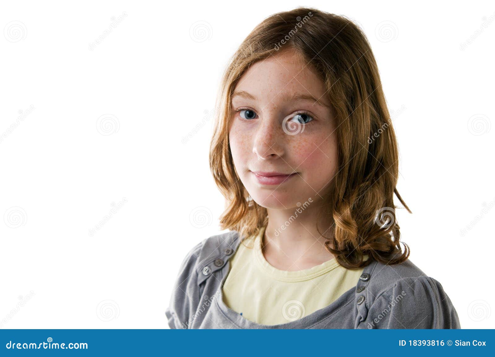 Close Up De Uma Menina Bonita Do Tween Foto de Stock - Imagem de ...